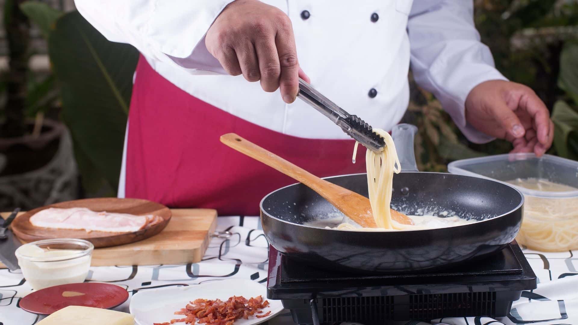 Spaghetti Tongs and Spoons for Cooking Your Favorite Pasta at Home